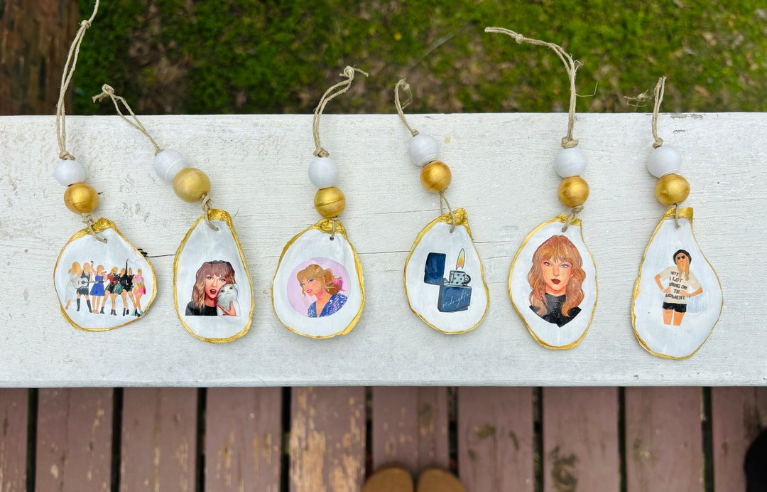 Taylor Swift Eras Oyster Shell Ornament: Swiftie Gift - Etsy