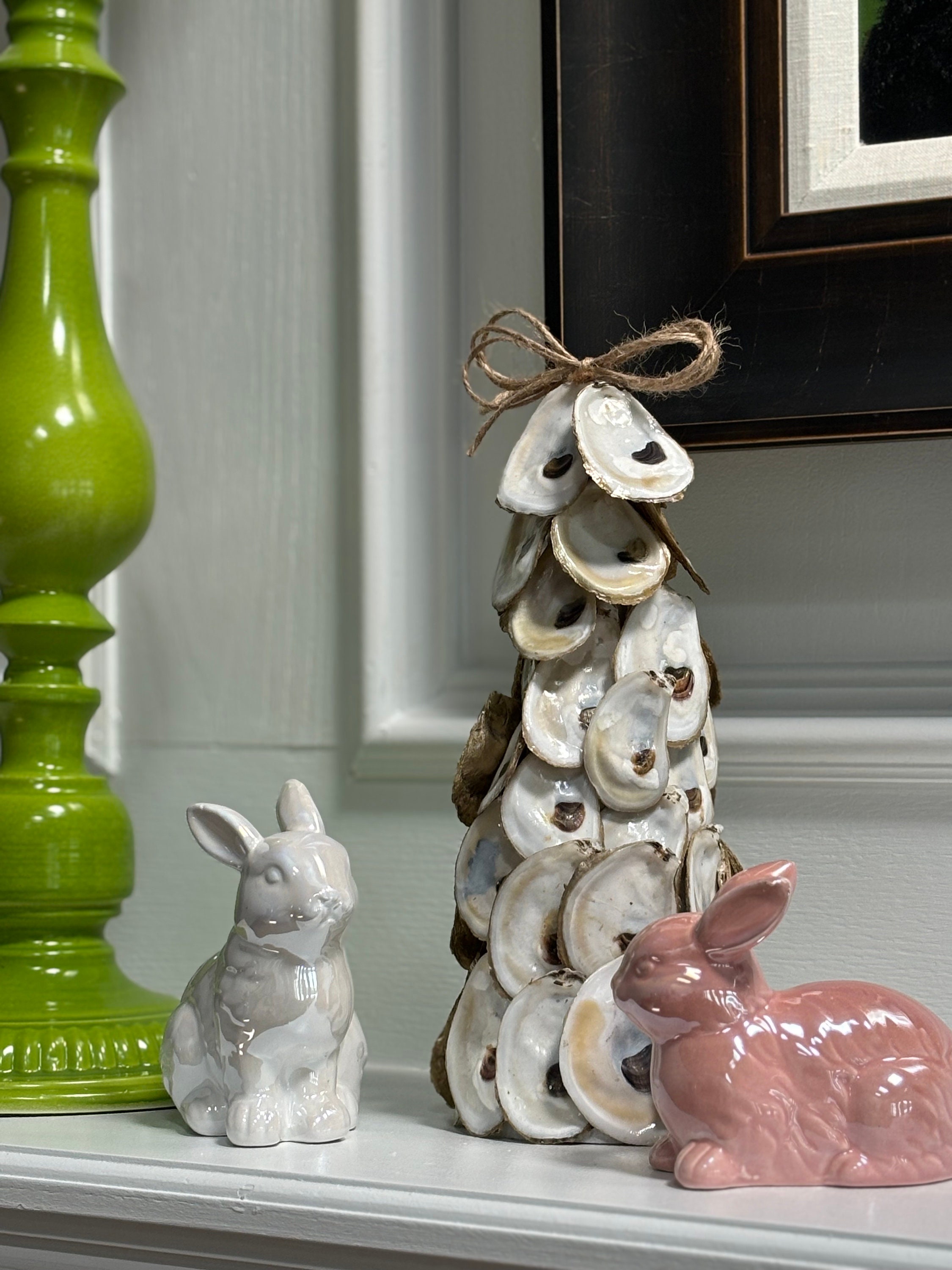 Oyster Shell Tree, Seashell Art, Oyster Shell Home Decor, Oyster Decor ...