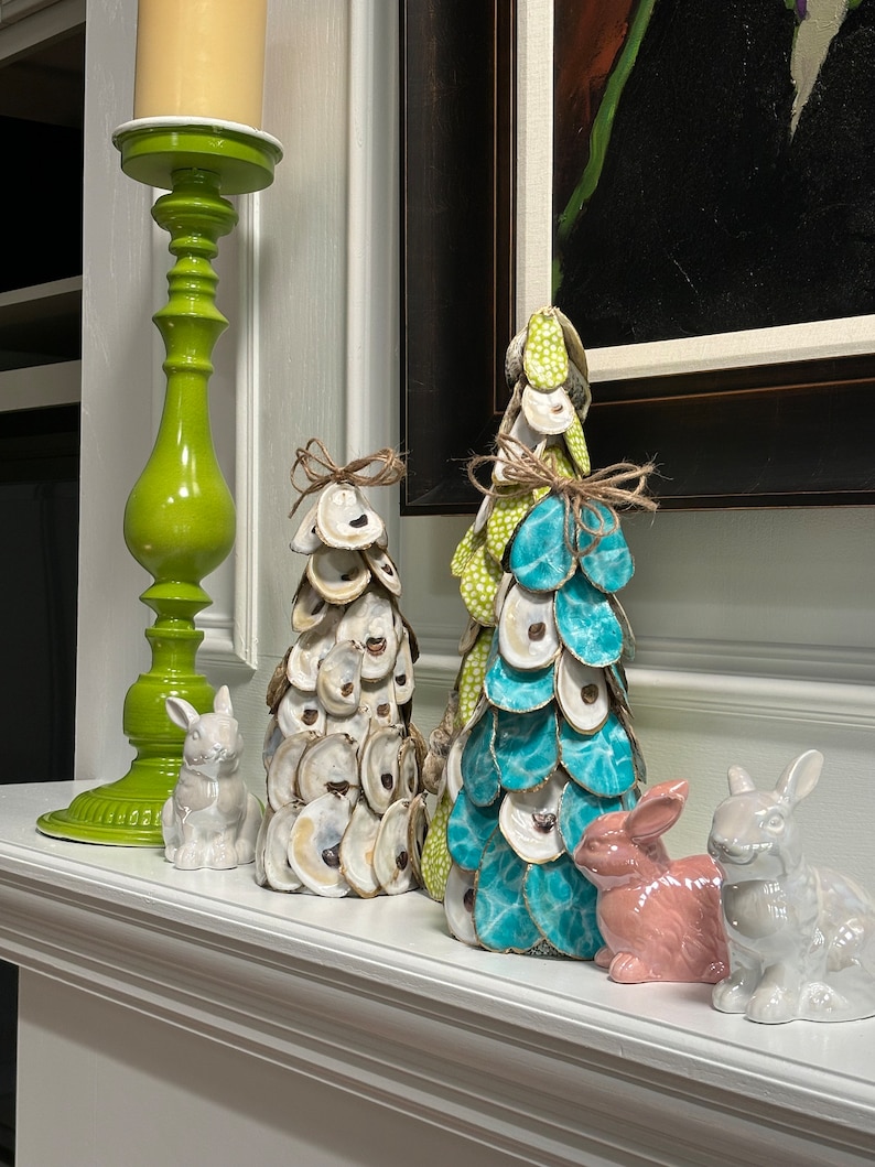 Oyster Shell Tree, Seashell Art, Oyster Shell Home Decor, Oyster Decor ...