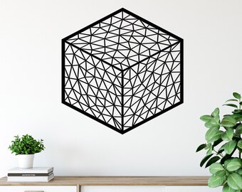 3d Geometric Wall Art - Etsy