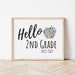 Minimalist First Day of School Sign, Editable 1st Day Prop, Back to ...