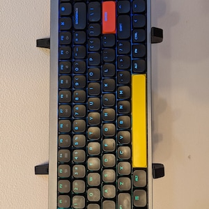 Wall Mounted Mechanical Keyboard Display Stand | Adjustable Width ...