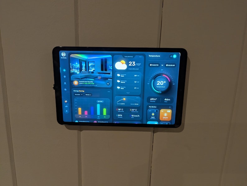 Invisible Low Profile Tablet Wall Mount - Universal Fit - Etsy