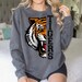 Tigers Distressed Tiger Head School Mascot Digital Designs - Etsy