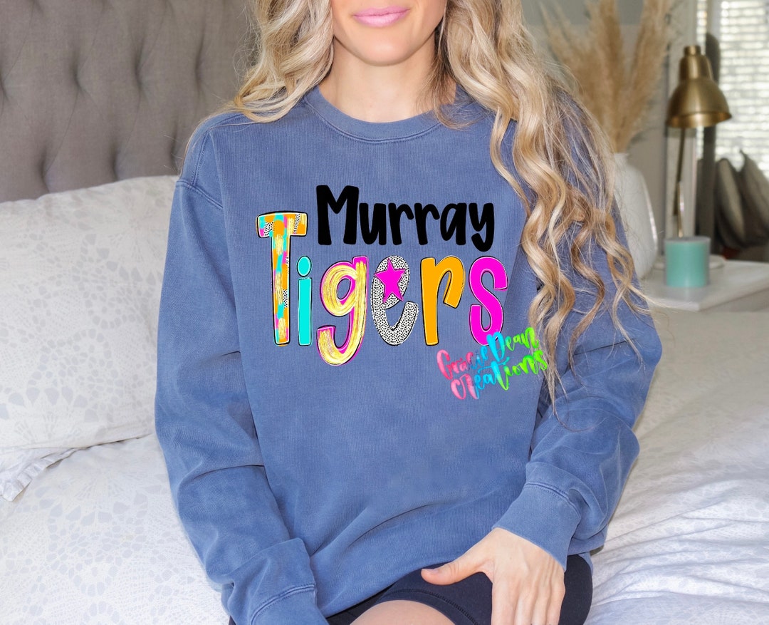 Murray Tigers Doodle Font School Mascot - Etsy