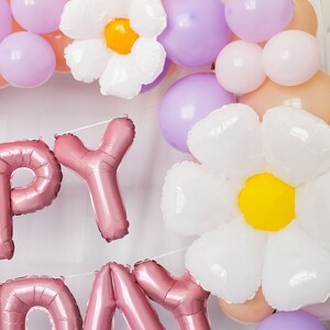 Groovy Birthday Box Groovy Balloon Arch Kit Daisy Balloon - Etsy