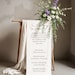 In Loving Memory Linen Sign for Wedding Ceremony, Memory Sign for ...