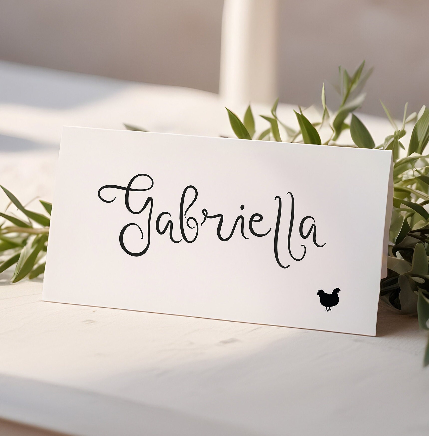 Quirky Wedding Placecards Printed Placecards, Handwritten Calligraphy ...