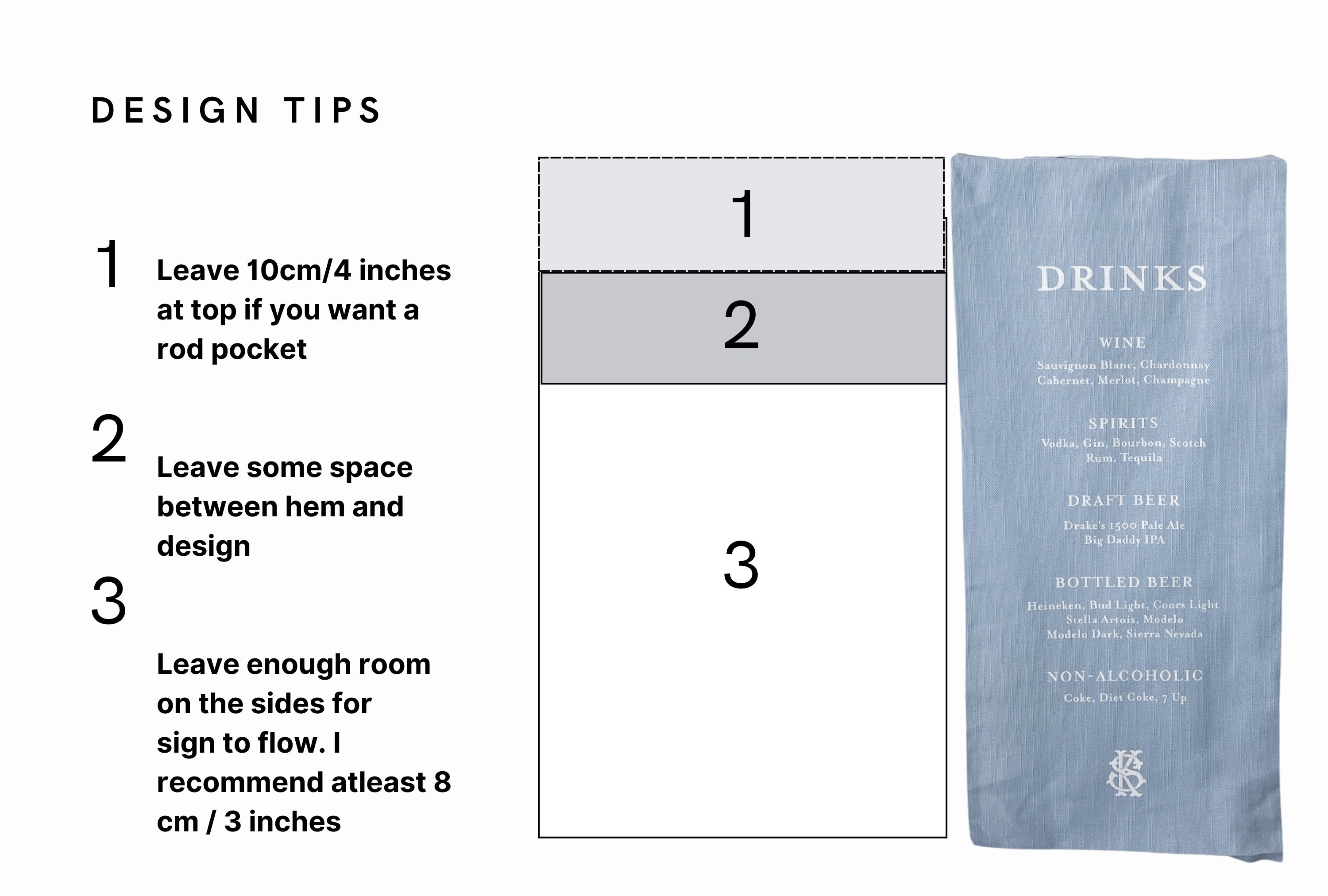 Custom Linen Sign Printing for Designers and Event Planners Wedding ...