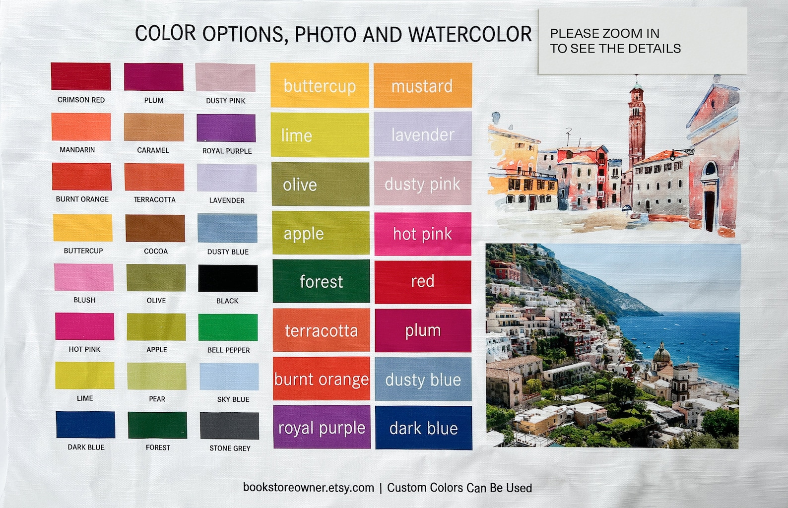 Open Bar Linen Sign, Linen Fabric Bar Menu, Colorful Signature Cocktail ...