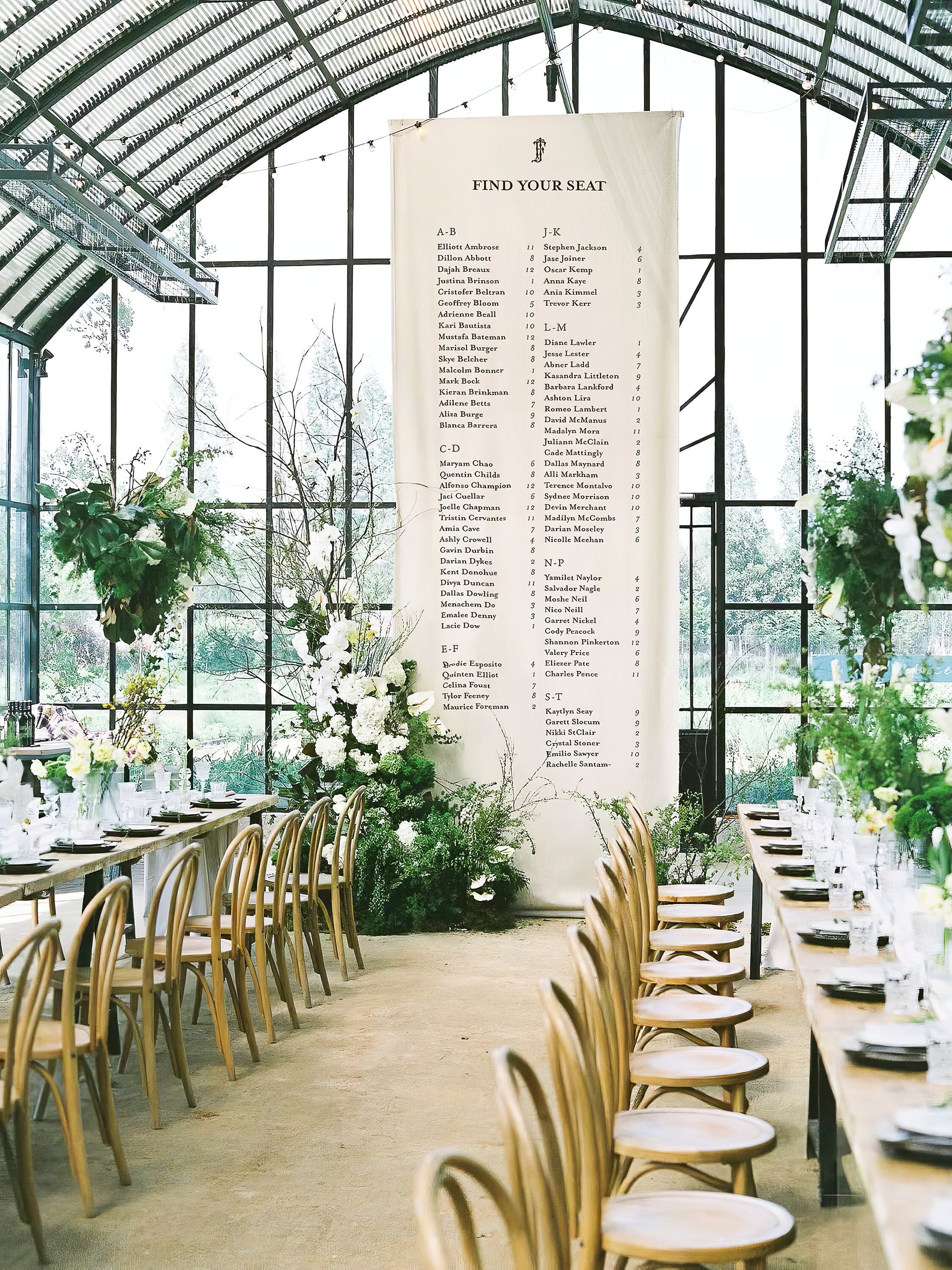 Modern Linen Seating Chart Fabric Table Plan, Table Plan Sign, Custom ...