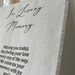 In Loving Memory Linen Sign, Wedding Memorial Table Sign, Linen Sign ...