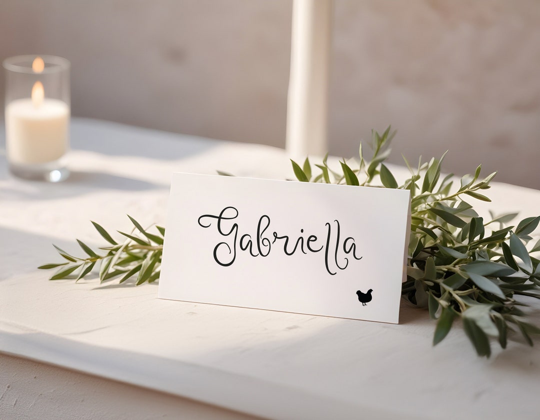Quirky Wedding Placecards | Printed Placecards, Handwritten Calligraphy ...