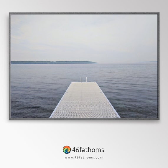 Printable Dock on Lake Wall Art Downloadable Lake House Wall - Etsy
