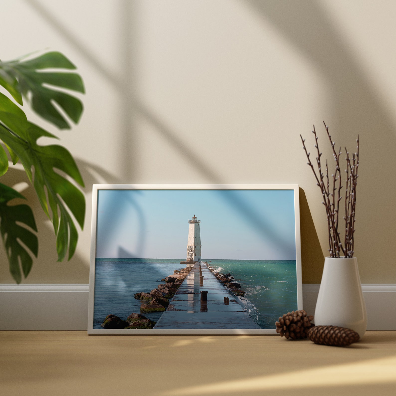 Printable Lake Michigan Wall Art, Download Frankfort Michigan Wall ...