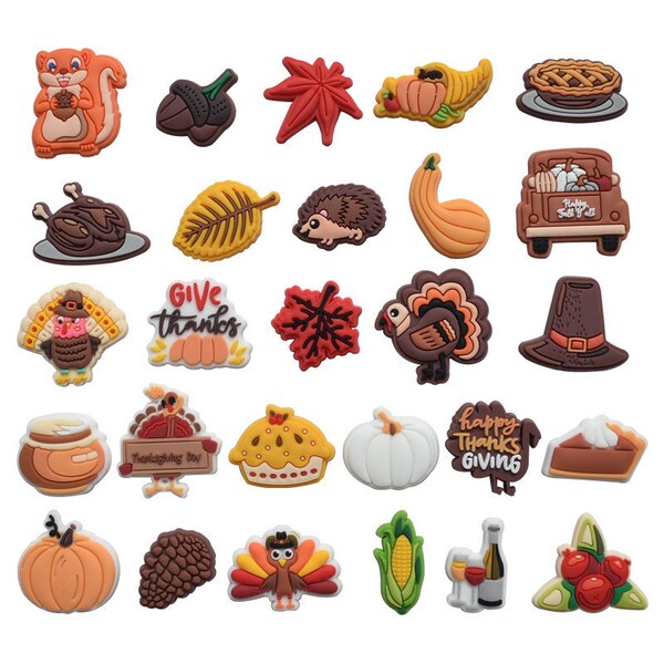 Thanksgiving Charms - Etsy