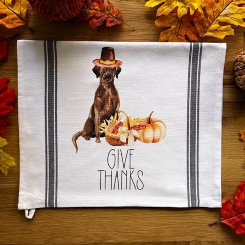 Thanksgiving Tea Towel - Etsy