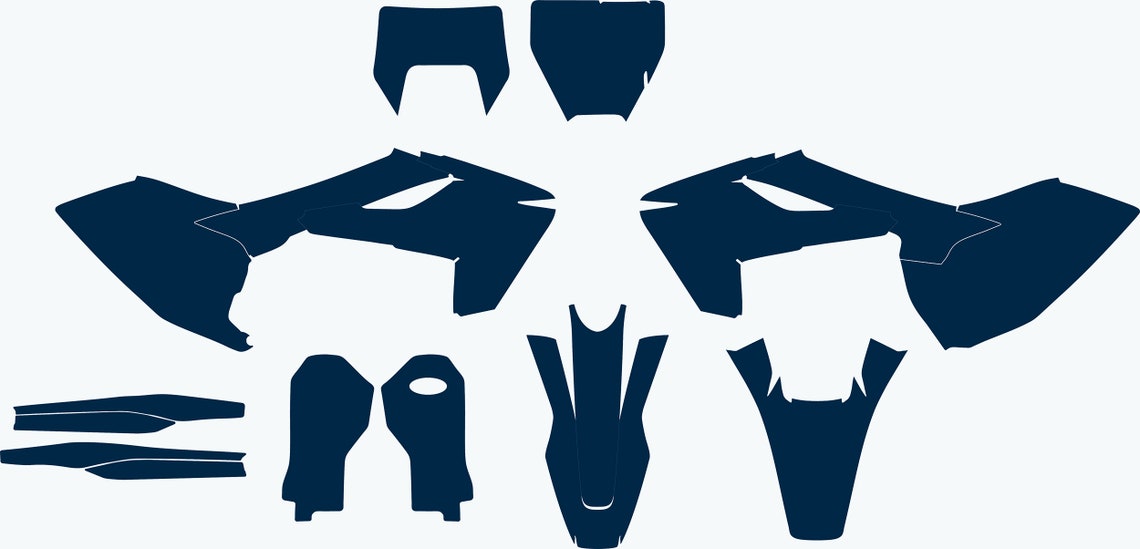 Husqvarna Motocross Bikes VECTOR Templates PACK (9 Templates) - Etsy