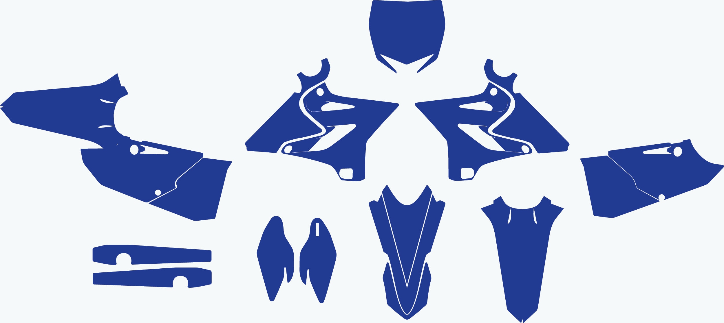 Yamaha Motocross Bikes VECTOR Templates PACK (14 Templates) - Etsy