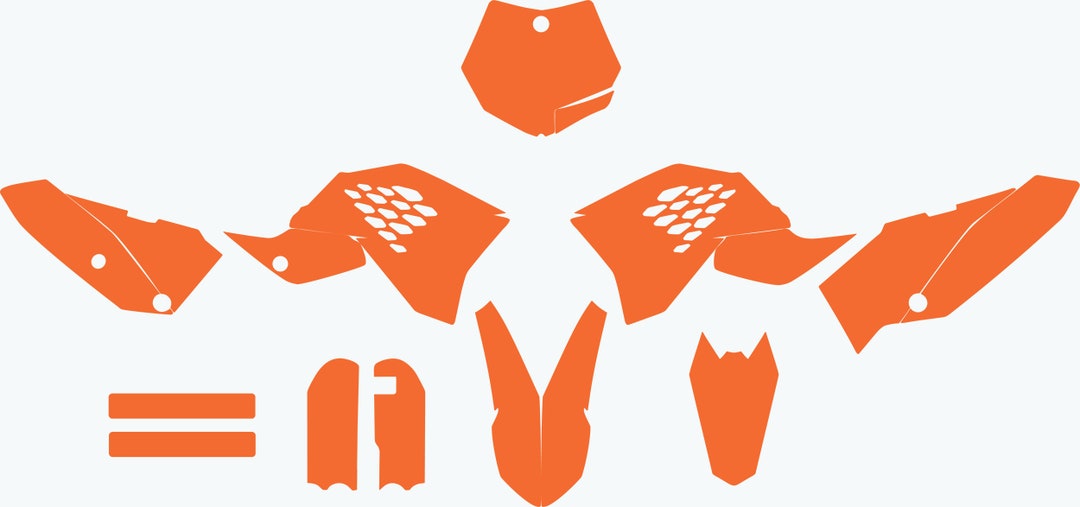 KTM SX 65 2009-2015 Vector Template - Etsy