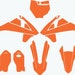 KTM Motocross/enduro Bikes VECTOR Templates PACK (17 Templates) - Etsy