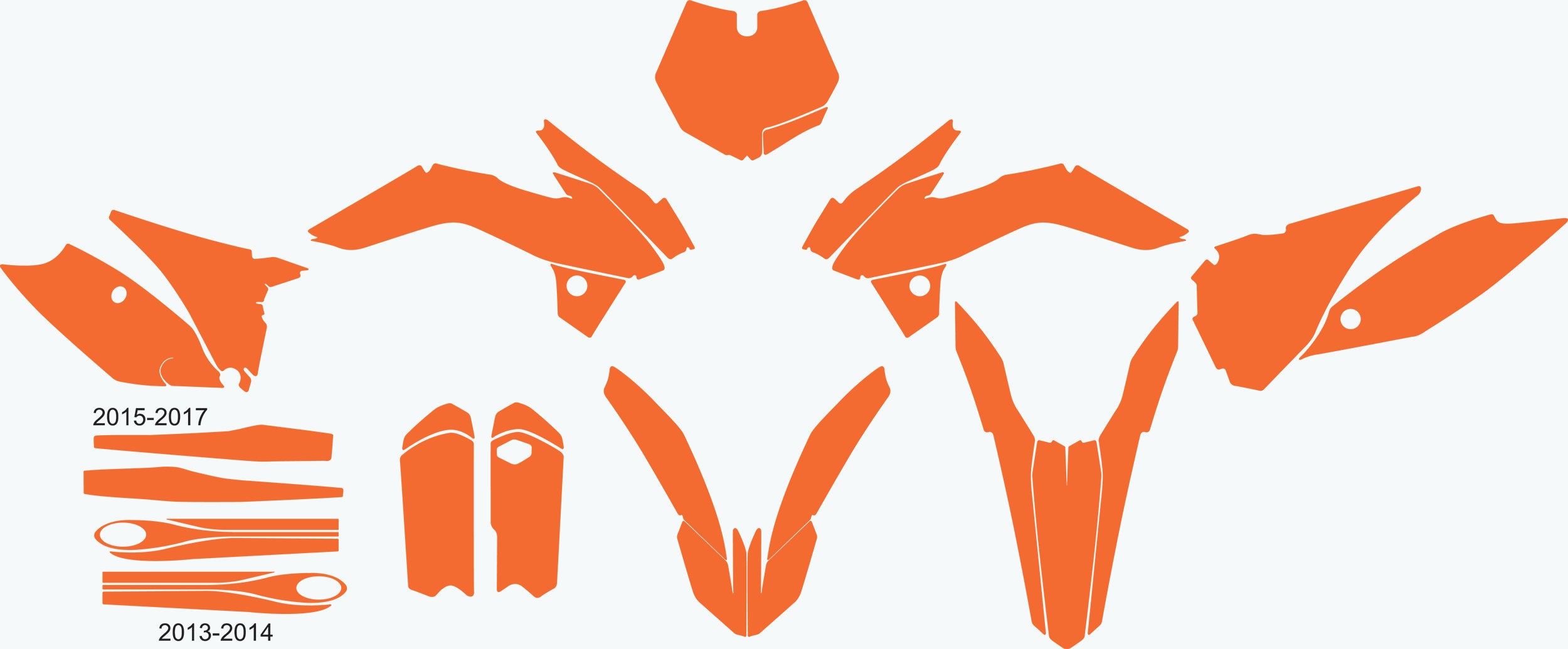 KTM Motocross/enduro Bikes VECTOR Templates PACK (17 Templates) - Etsy