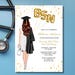 Nurse Graduation Invitation, BSN Graduation Invitation, Nursing Degree ...
