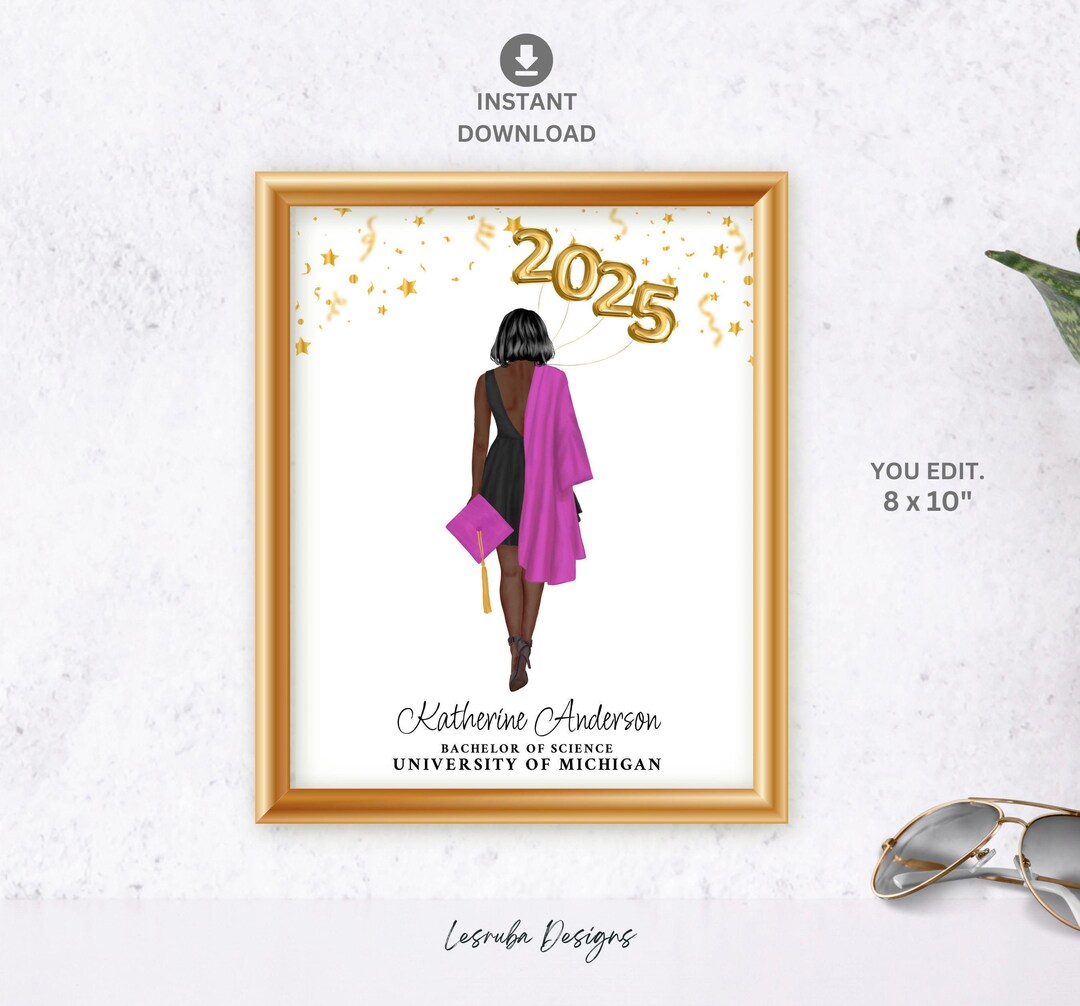 Graduation Print, Graduation Gift, Personalized Graduation Print ...