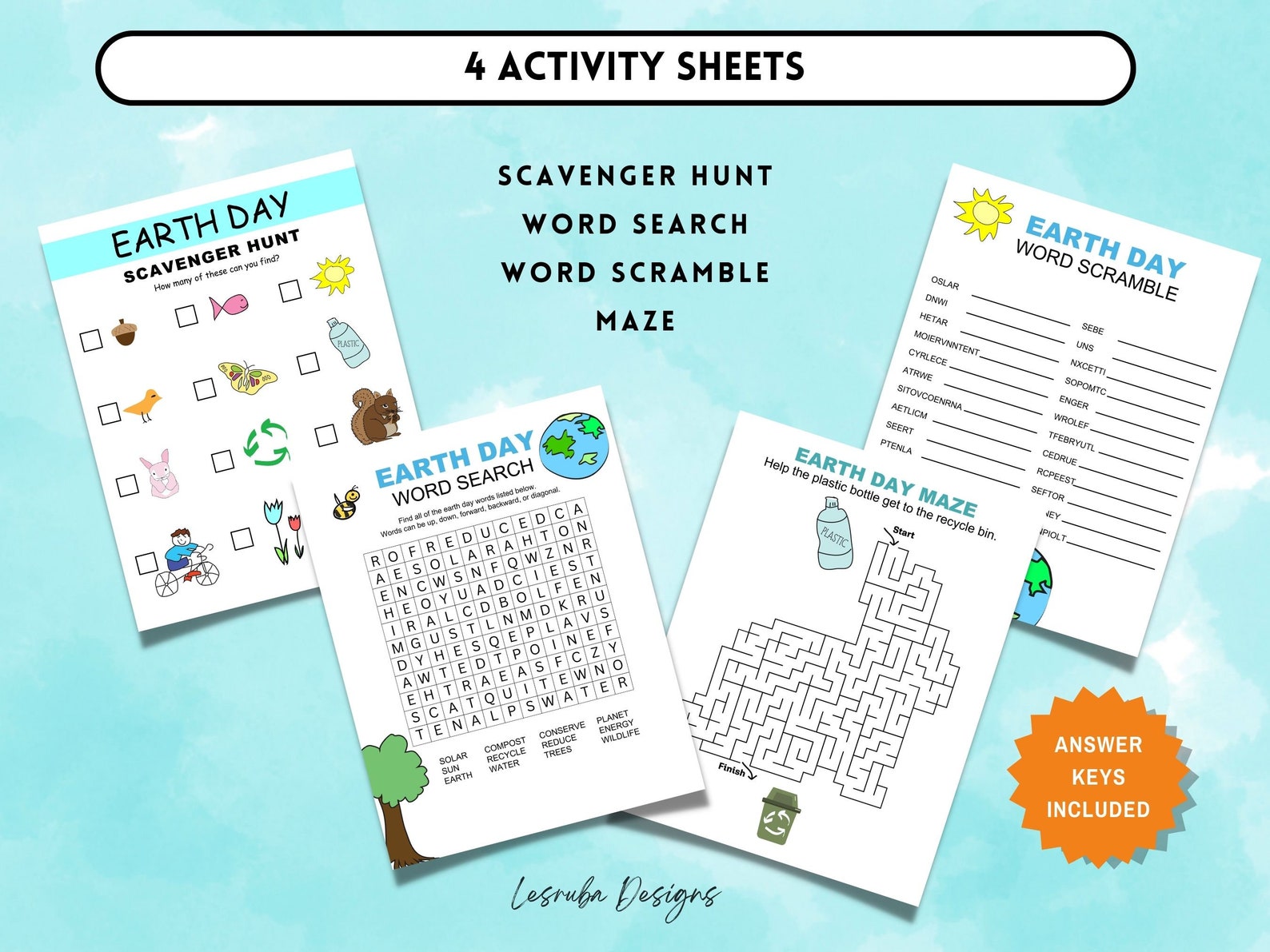 Earth Day Coloring Pages, Kids Earth Day Color Sheets, Earth Day ...