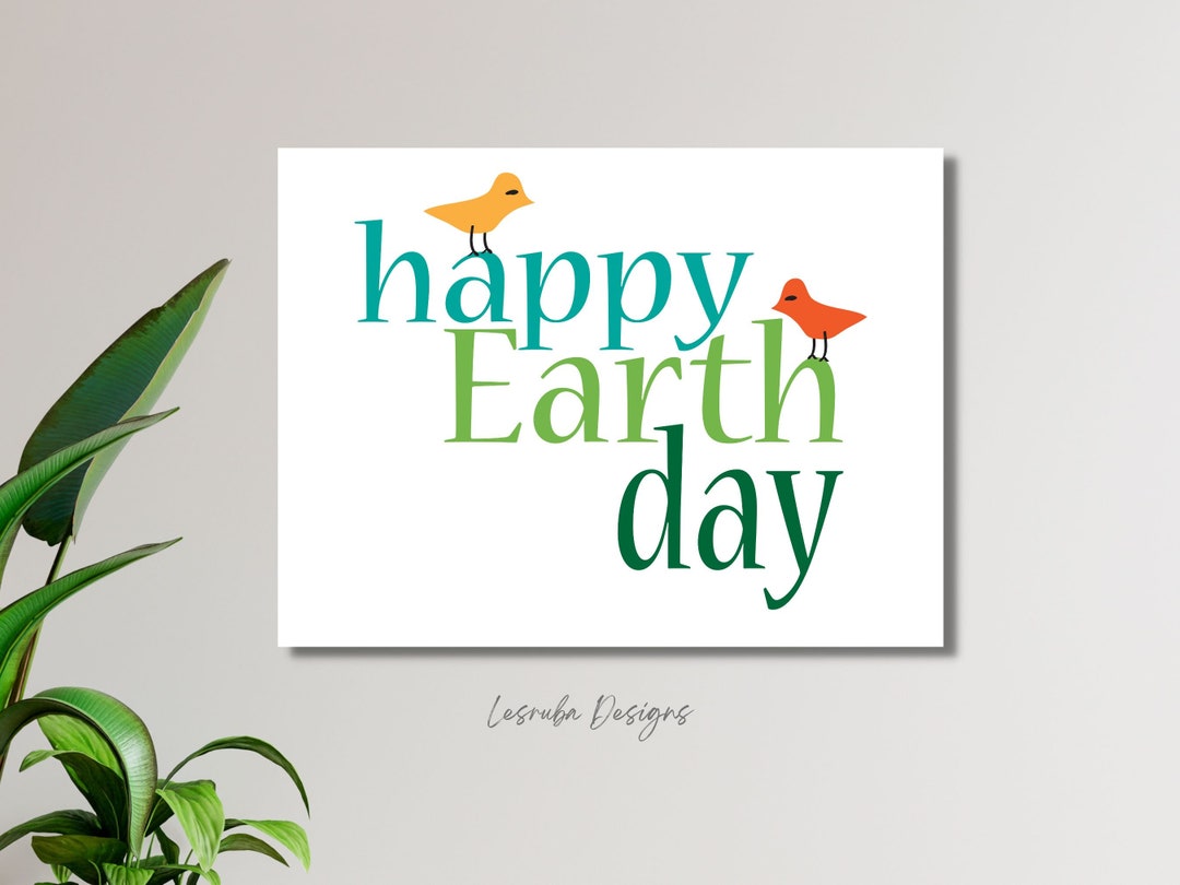 Earth Day Poster, Earth Day Wall Art, Earth Day Printable Poster ...