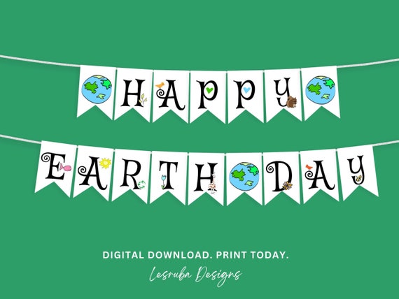 Happy Earth Day Banner