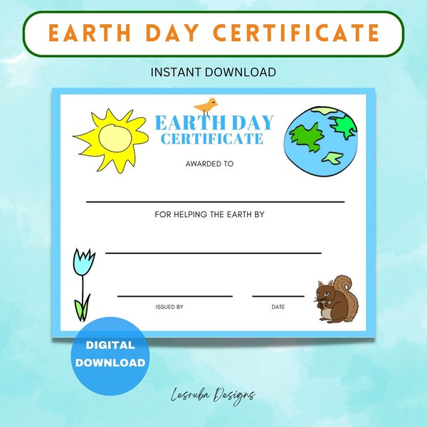 Earth Day Poster, Earth Day Printable Wall Art, Earth Day School ...