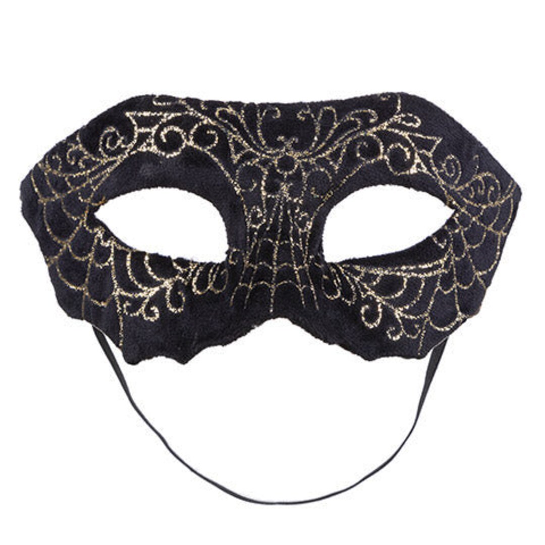 Eye Mask Gold Glitter Web - Etsy