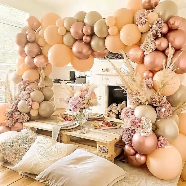 Rose Gold Balloon Arch - Etsy