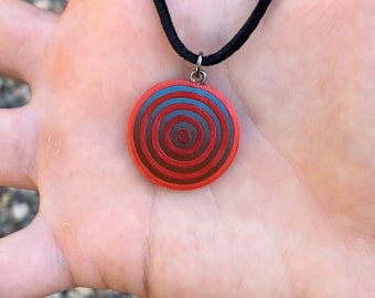 Target Pendant archery Standard Target in Sterling Silver With Yellow Stone Set Silver Target Pendant Archery Gift Archery Jewelry Etsy