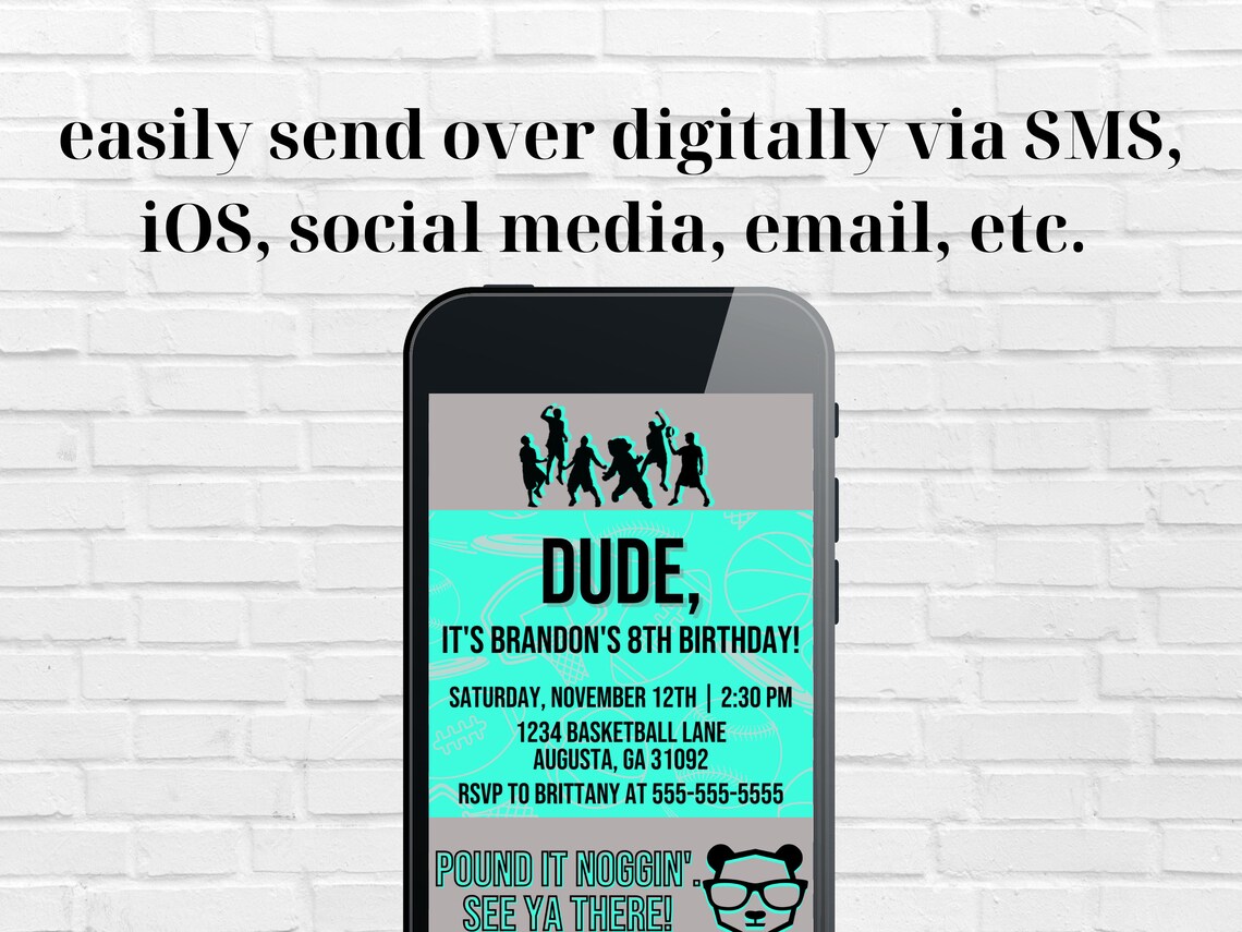 Dude Perfect Invitation Dude Perfect Birthday Dude Perfect - Etsy