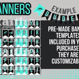 Dude Perfect Party Bundle, Dude Perfect Signs, Dude Perfect Party Pack ...