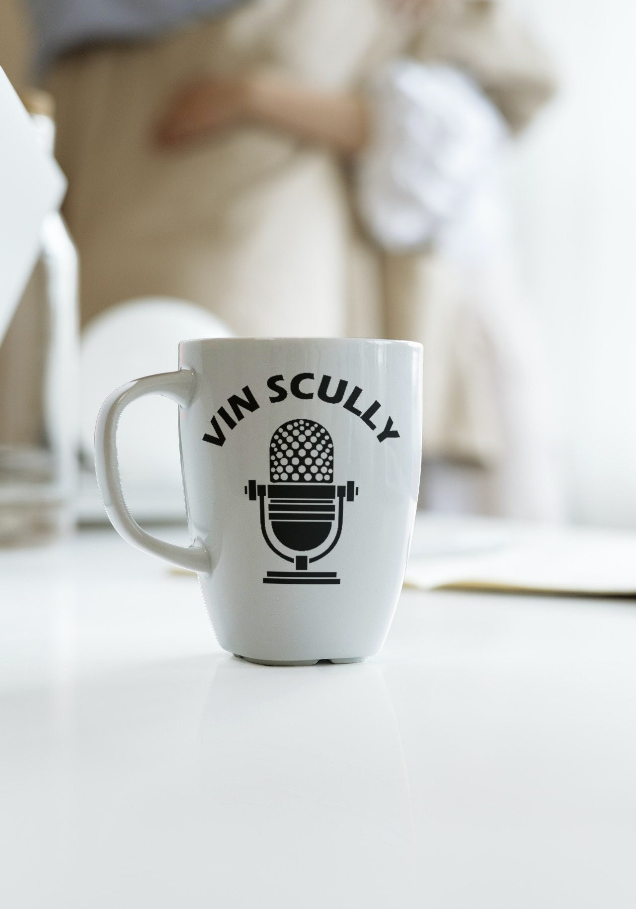 Vin Scully Mic Svg, Vin Scully Svg, Vin Scully Microphone Svg, Vin ...