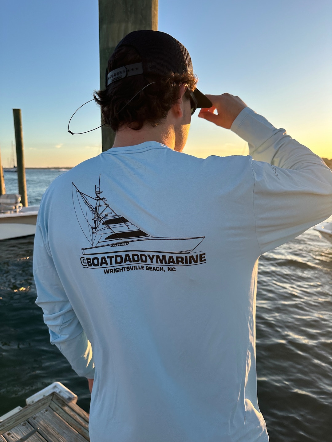 New Boat Daddy Marine Long Sleeve Anetik Dry Fit Performance Fishing ...
