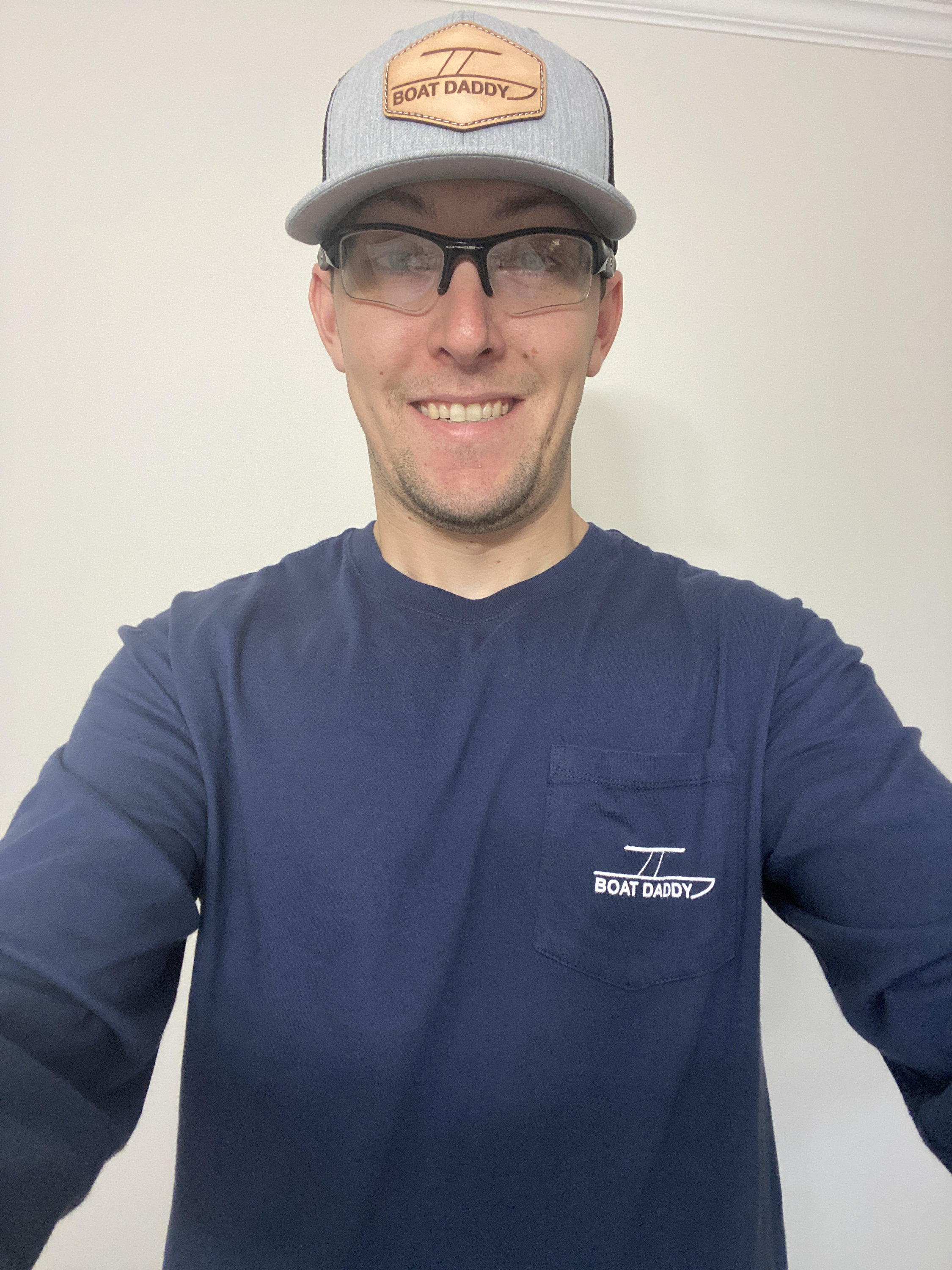 Boat Daddy Marine Navy Blue Short & Long Sleeve Pocket T-shirt - Etsy