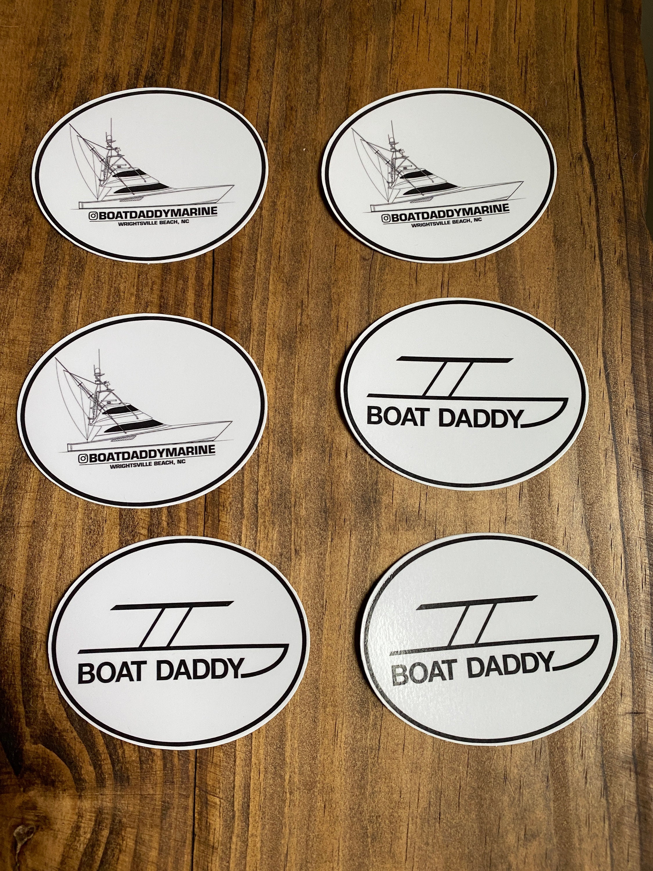 Boat Daddy Marine Sticker 3” - Etsy