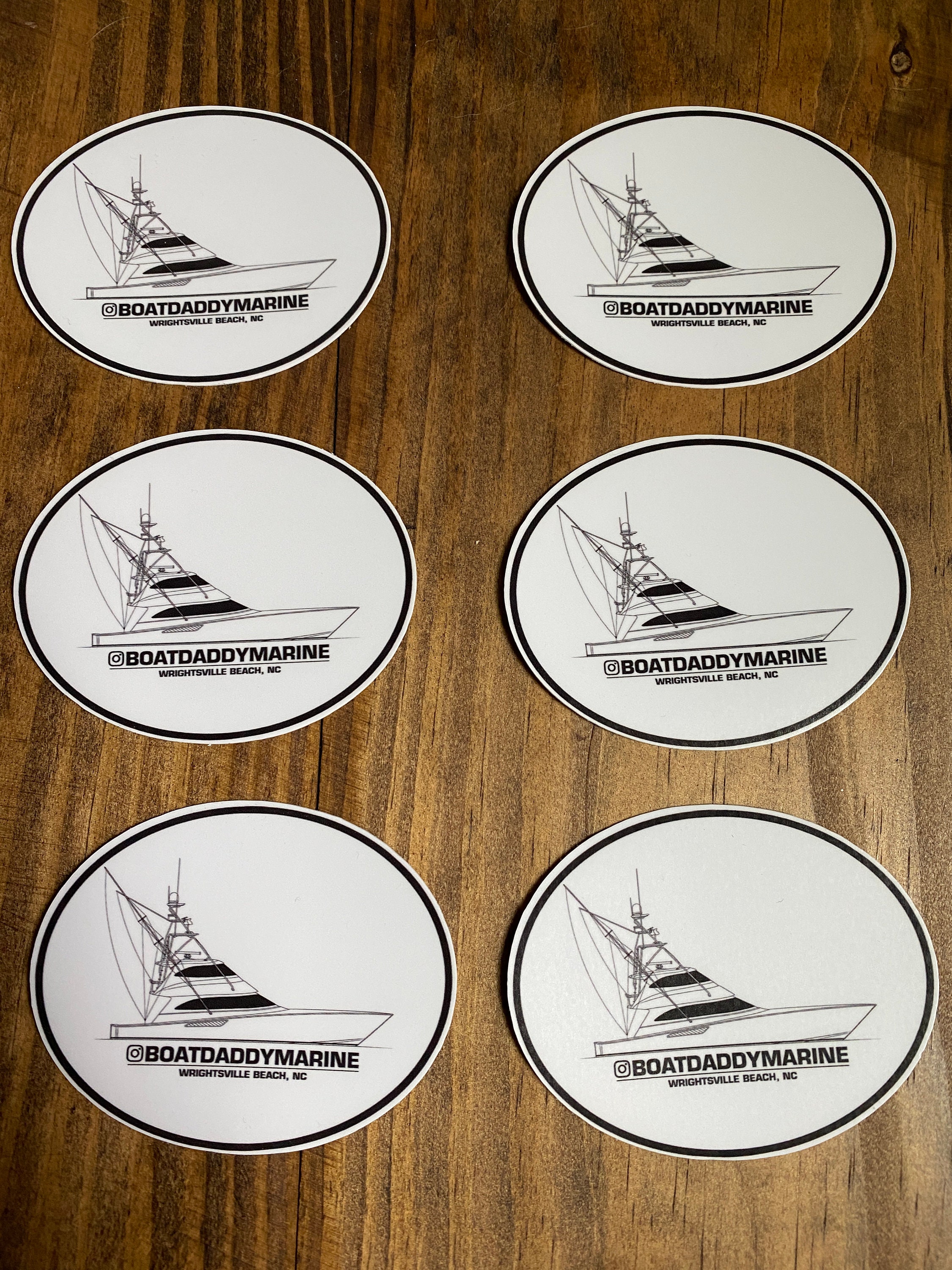 Boat Daddy Marine Sticker 3” - Etsy