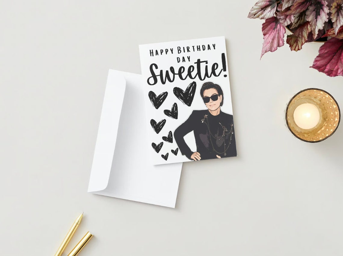 Kris Jenner Kardashian Birthday Card Funny Card Printable Digital ...
