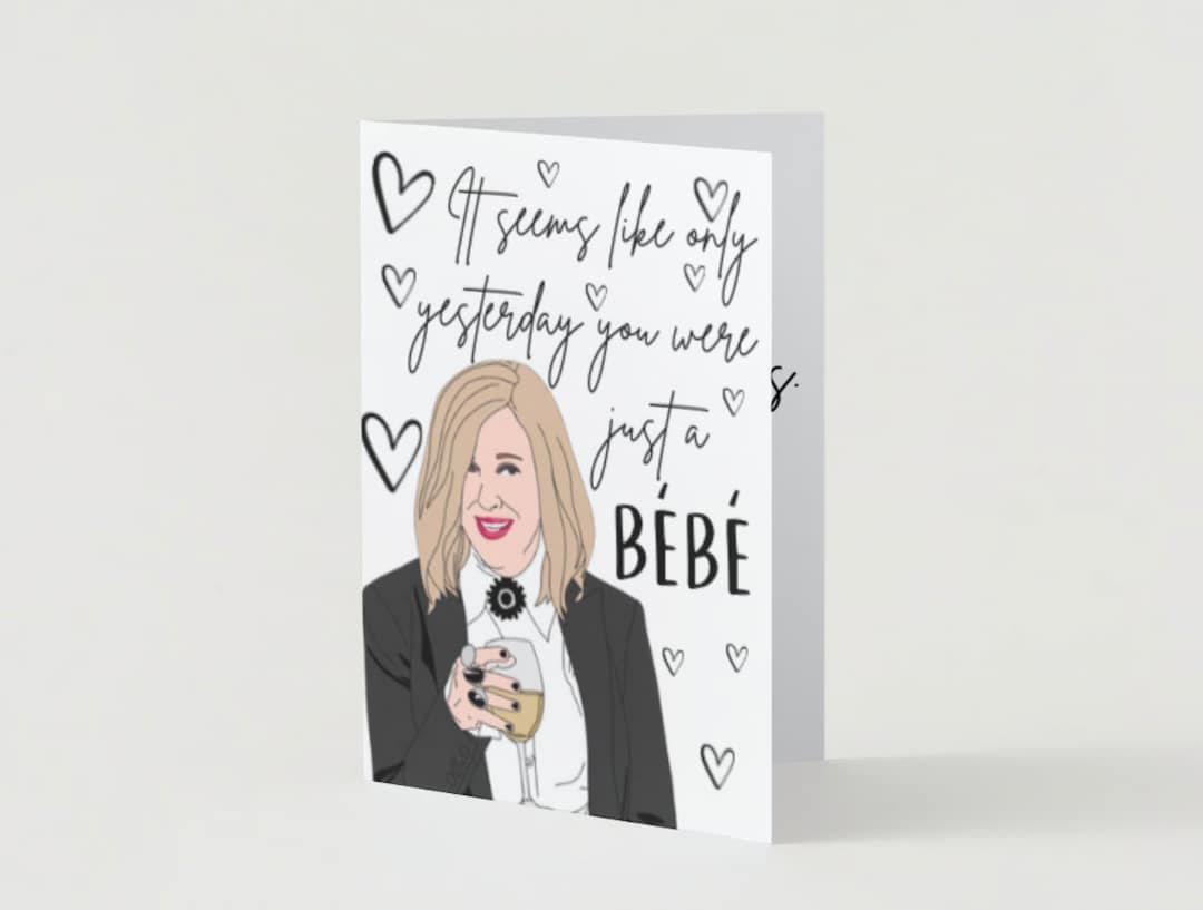 Bebe Moira Rose Schitts Creek Birthday Card Funny Card Printable ...