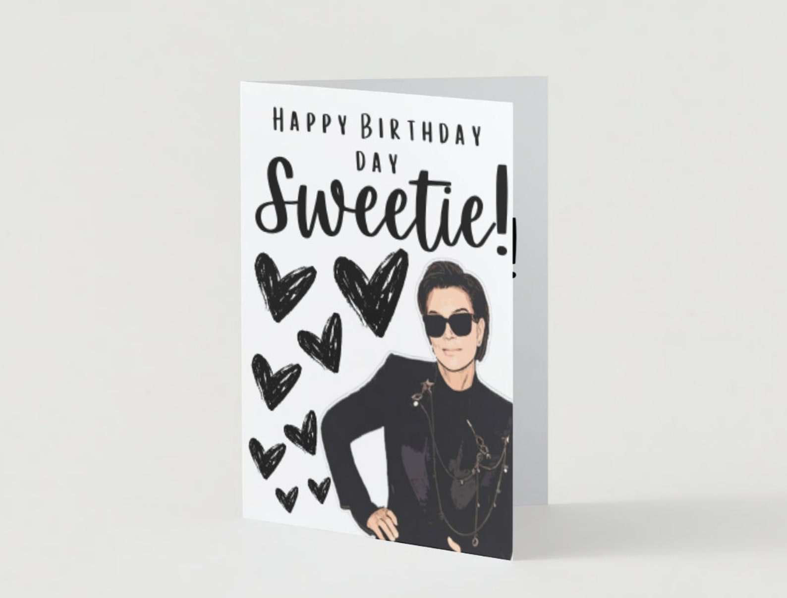 Kris Jenner Kardashian Birthday Card Funny Card Printable Digital ...