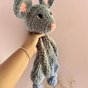 Remy the Mouse Knotted Lovey - Crochet PATTERN - Etsy