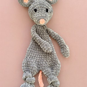 Remy the Mouse Knotted Lovey - Crochet PATTERN - Etsy