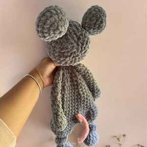 Remy the Mouse Knotted Lovey - Crochet PATTERN - Etsy