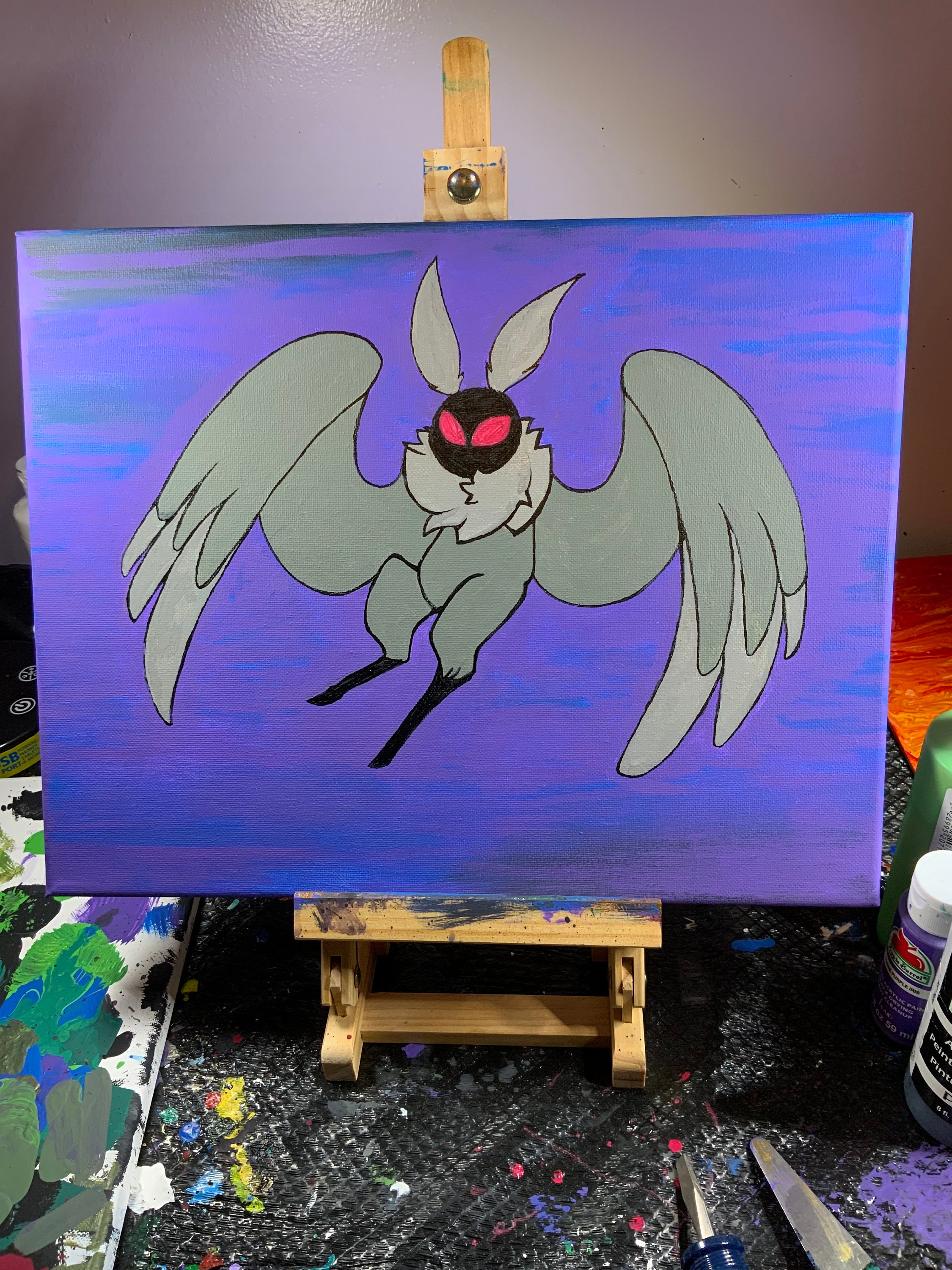 Moth Man Stylized - Etsy