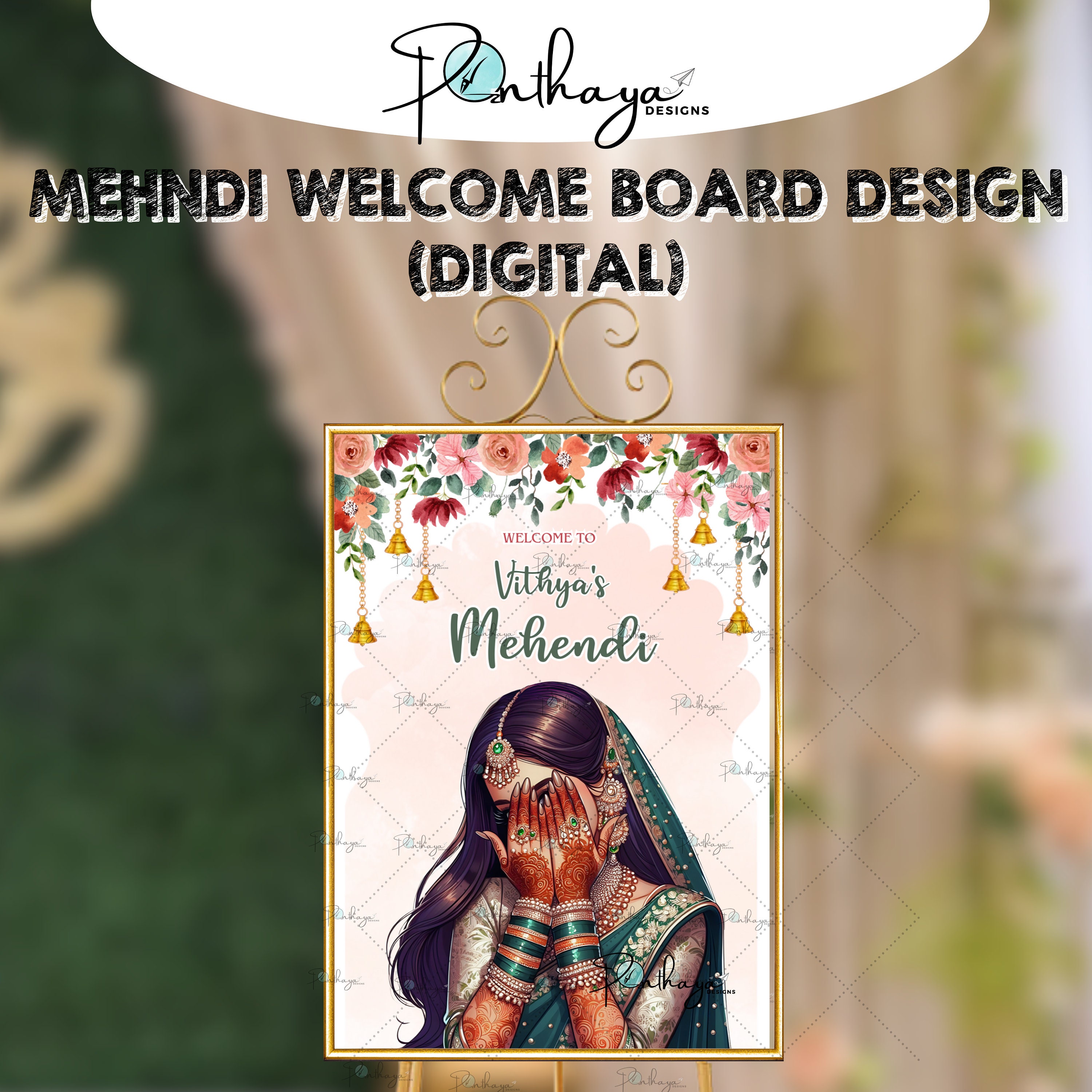 Mehndi Design Digital, Mehendi Design, Henna Party, Mehndi Welcome ...